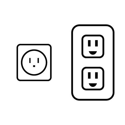 Electric Socket Icon Vector Design Template 40250967 Vector Art At Vecteezy