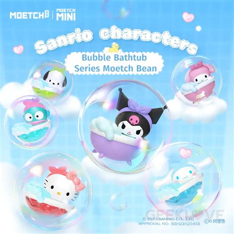 Sanrio Characters Bubble Bathtub Series Moetch Bean Geekloveph Toy Store