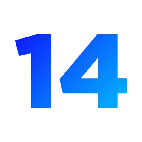 Número 14 Iconos Gratis De Educación