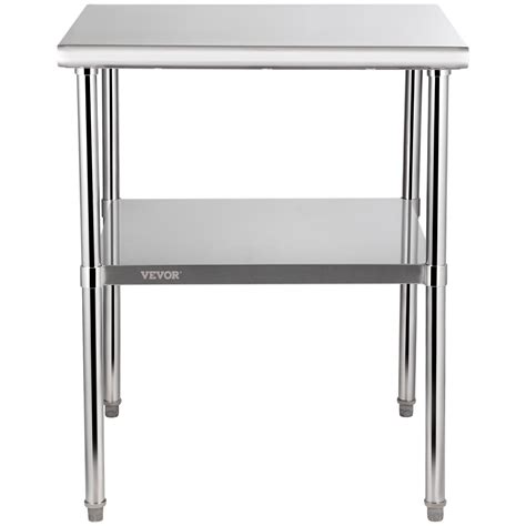 Vevor Stainless Steel Prep Table 30 X 30 X 36 Inch 800lbs Load