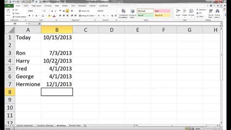 Mrs Wagers ACC 245 Lecture Conditional Formatting YouTube
