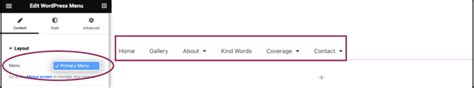 Learn About The Nav Menu Widget Pro Elementor