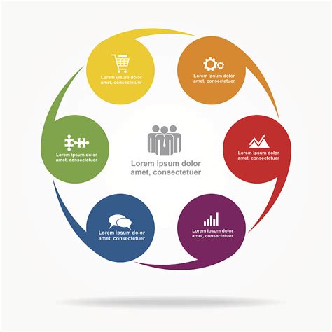 信息图表模板。可用于工作流布局，图表，业务步骤选项，横幅，网页设计。 模板素材 稿定设计