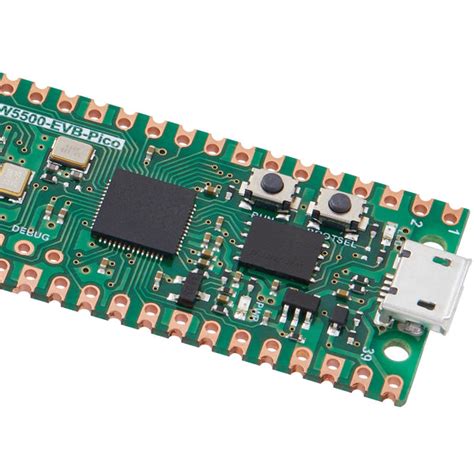 wiznet w5500 evb pico rp2040 board with ethernet the pi hut