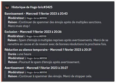 Modération Draftbot Bot Discord Français Multitâches