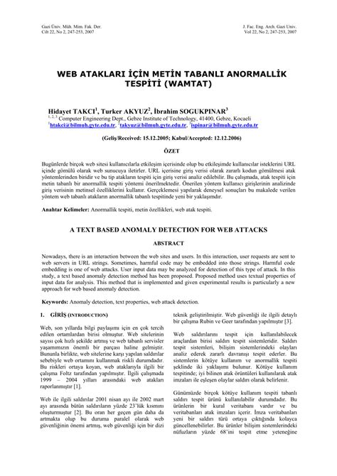 Pdf A Text Based Anomaly Detection For Web Attacks