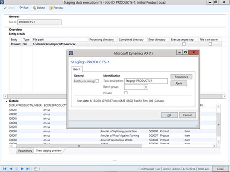 Import Data Using The Data Import Export Framework Dynamics Ax Tip Of