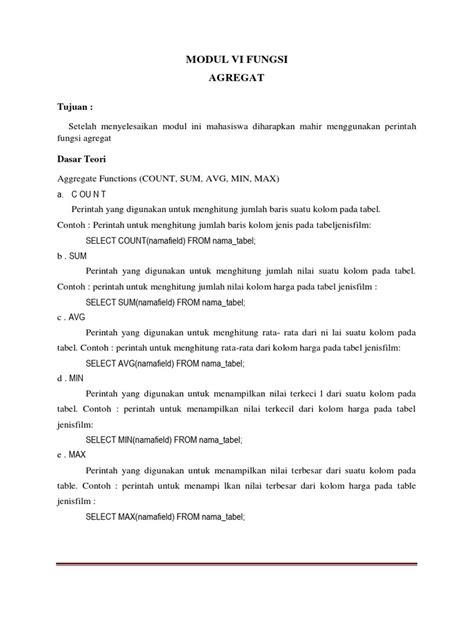 Basis Data Pertemuan 6 Pdf