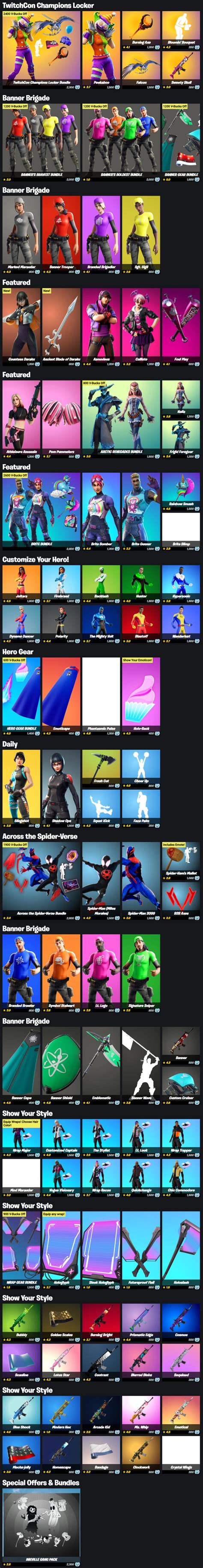 La Boutique Fortnite Du Dimanche 10 Septembre 2023
