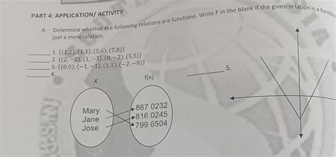 Solved Part 4 Application Activity A Determine Whether The