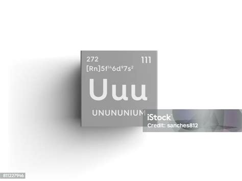Unununium입니다 전이 금속 멘델레예프의 주기율표의 화학 원소 건축물에 대한 스톡 사진 및 기타 이미지 건축물 과학