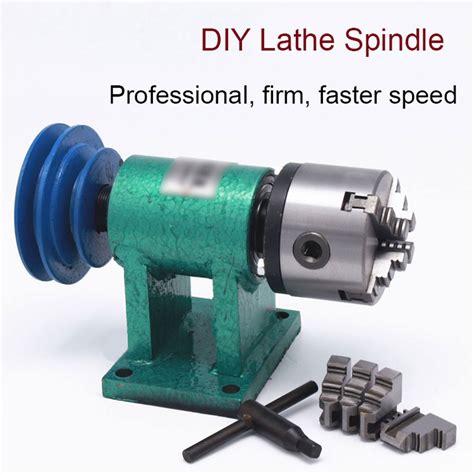 80 Spindle Assembly Kits For Lathe Woodwork Diywith Three Jaw Four Jaw