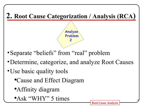 Root Cause Analysis Presentation PPS
