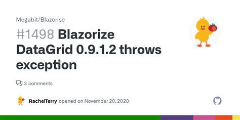 Blazorize Datagrid 0912 Throws Exception · Issue 1498 · Megabit