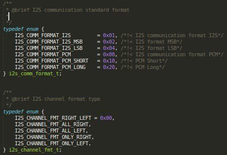ESP32 As I2S Slave For A Standard DSP I2S Audio Stream IDFGH 4995