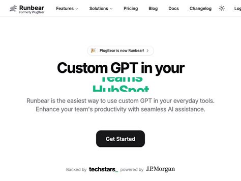 plugbear — custom chatgpt for your slack teams hubspot and more