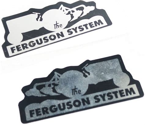 Ferguson System Logo Decal The Ferguson System Sj Spares