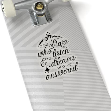 Acotar Stars Sticker To The Stars Who Listen And The Dreams Etsy