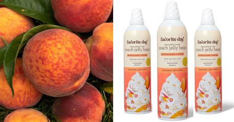 Target Has Peach Jelly Bean Whipped Dairy Topping And It Sounds Delicious