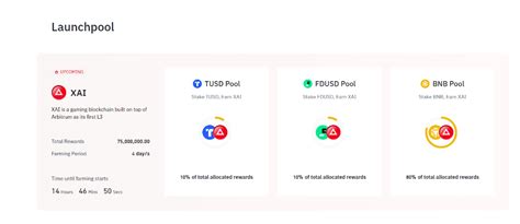 Introducing Xai Xai On Binance Launchpool Farm Xai By Staking Bnb