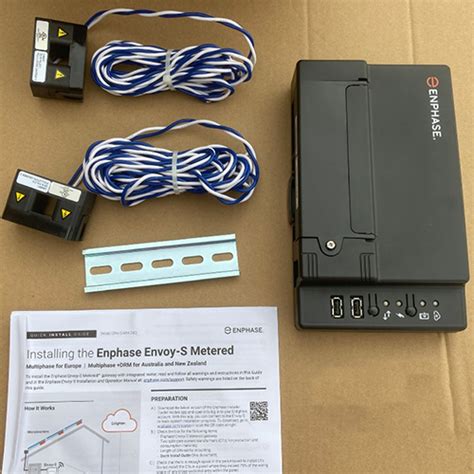 Enphase Iq Gateway Metered Envoy With 2 X Ct Clamps Plug In Solar