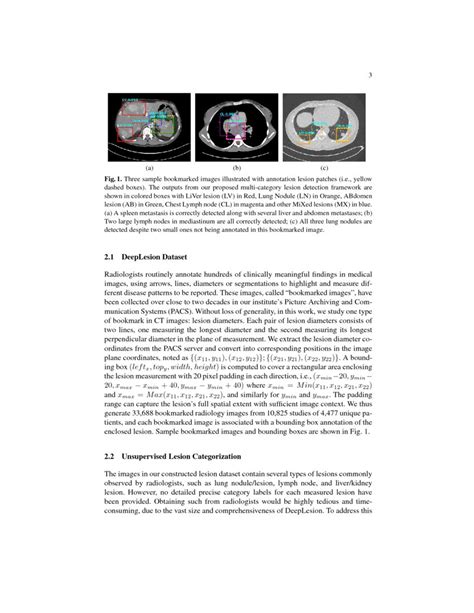 Deeplesion Automated Deep Mining Categorization And Detection Of Significant Radiology Image