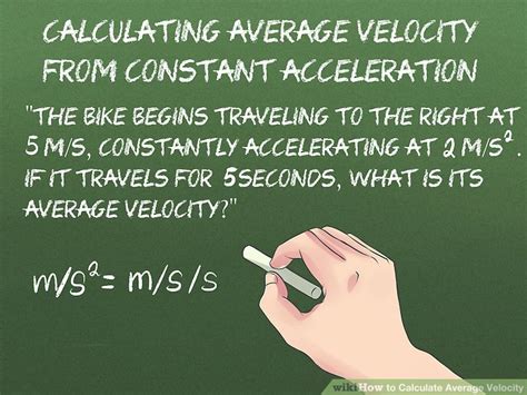 How To Calculate Average Velocity Steps With Pictures