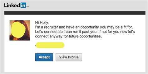linkedin connection request message template