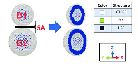 Color Online Cross Sectional View Of Hollow Pd Nanoparticle Pairs Download Scientific Diagram