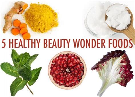 5 Healthy Beauty Wonder Foods H E A L T H Pinterest