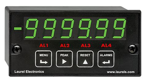 Panel Meter For Serial Input 6 Digit Display And Remote Display Laurel