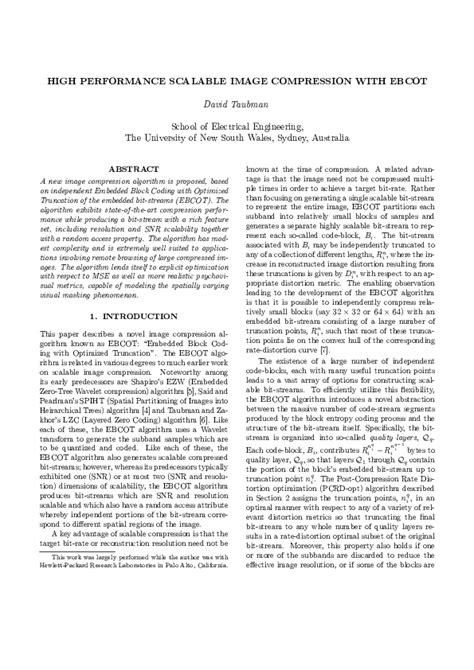 pdf high performance scalable image compression with ebcot