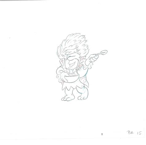 Barney Rubble Original Flintstones Production Cel Property Room