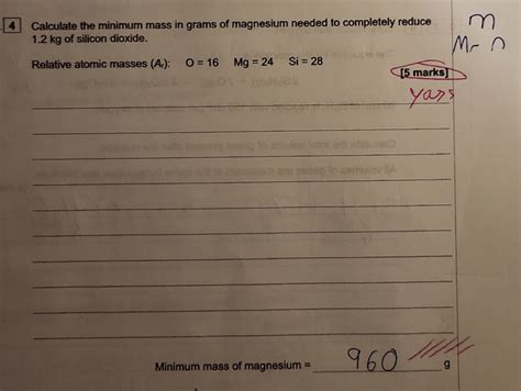 Do You Have To Show Your Working In Sciences To Get Full Marks Or Is It