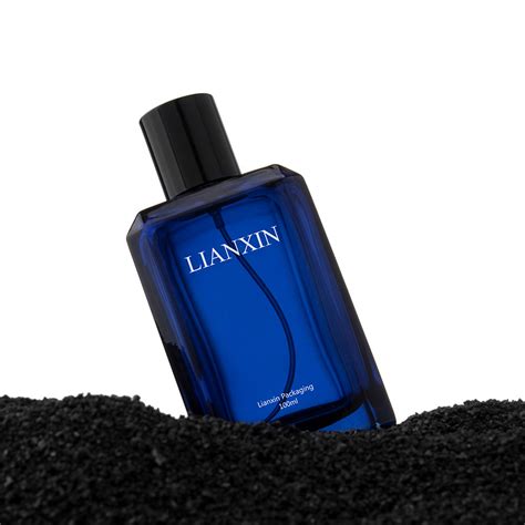 Cologne Blue Square Bottle