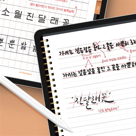 어제보다 나은 글씨 글씨교정노트 디지털 Ver 스티커