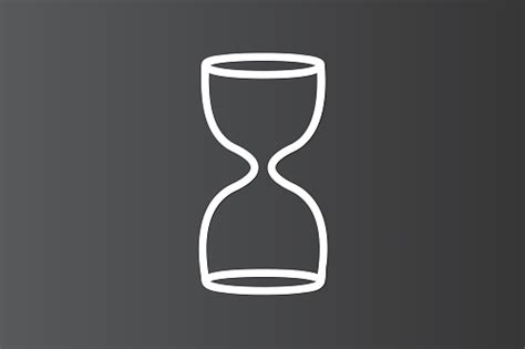시간을 계산하는 어두운 배경의 모래 시계 아이콘 0명에 대한 스톡 벡터 아트 및 기타 이미지 0명 개념 개념과 주제