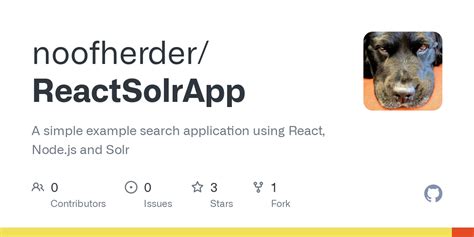 GitHub Noofherder ReactSolrApp A Simple Example Search Application Using React Node Js And Solr