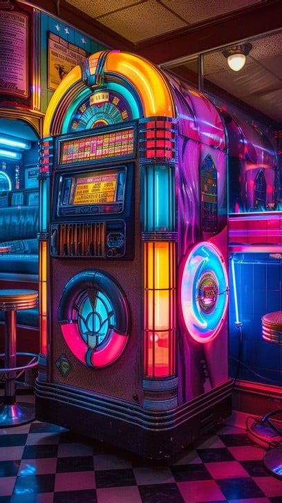 Free Retro Jukebox Glow Image Jukebox Retro Neon Download At