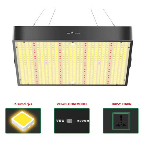 High Performance Full Spectrum Grow Lamp For Plants With Veg Bloom Modes 1000W 1500W LED
