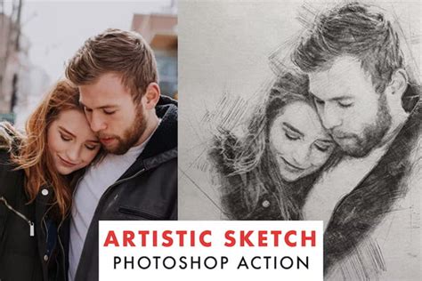 Artistic Sketch Photoshop Action Photoshopresource