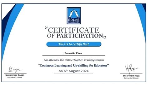 zartashia khan on linkedin professional online edlab