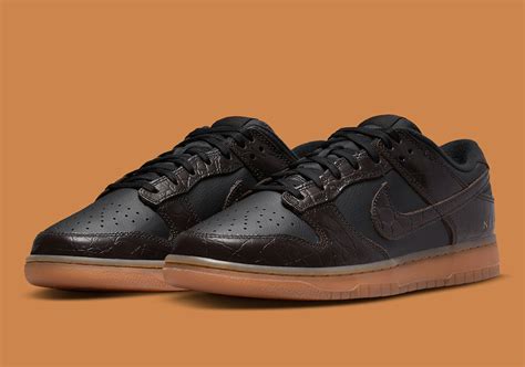 Nike Dunk Low Brown Crocskin Dv1024 010