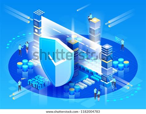 데이터 보안네트워크 보호개인 액세스 개념디지털 데이터 스톡 벡터로열티 프리 1182004783