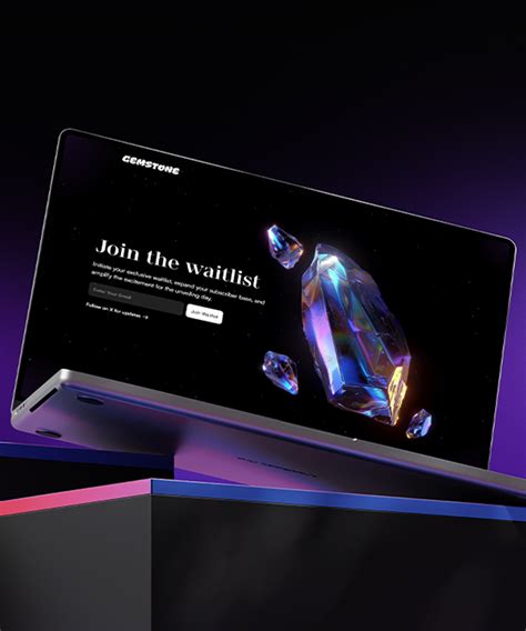 Gemstone Responsive Personal Website Template By Mickces — Framer