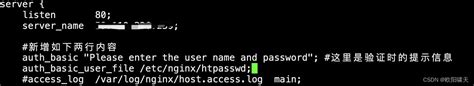 nginx配置访问密码 nginx 密码访问 csdn博客