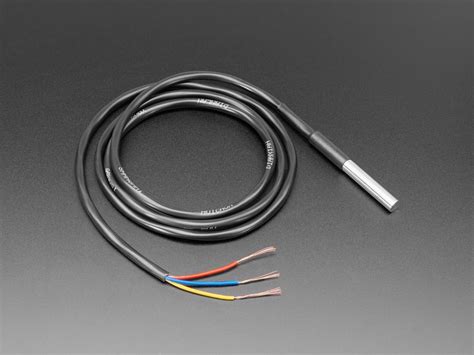 Waterproof 1 Wire Ds18b20 Digital Temperature Sensor — Robot Italy