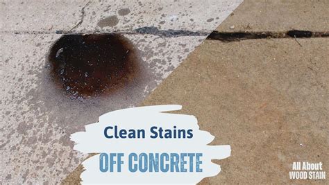 How To Remove Wood Stains From Concrete Best Tips