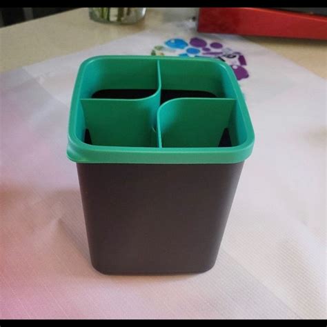 Utensil Holder Tupperware At Owen Griver Blog