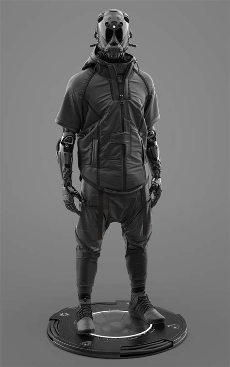 Artstation Cyberpunk Costume By M Fırat Tanrıkulu More On Rhbrbs